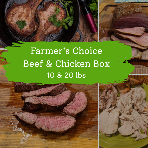 Farmers Choice Beef & Chicken Box | The Farmhouse Meats | Pembroke, MA ...